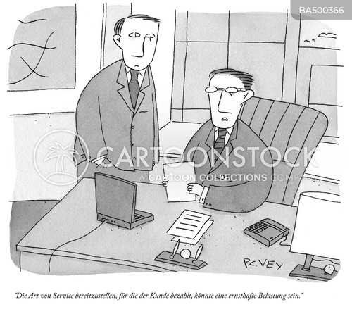 Cartoons und Karikaturen mit Belastung