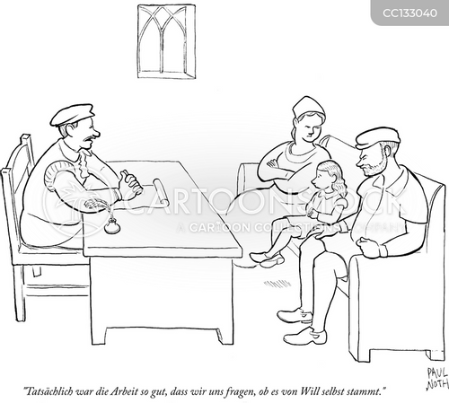 Cartoons und Karikaturen mit Elternabend