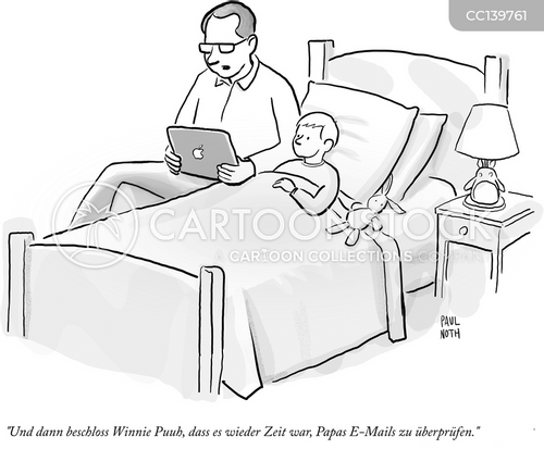 Cartoons und Karikaturen mit Vatertag