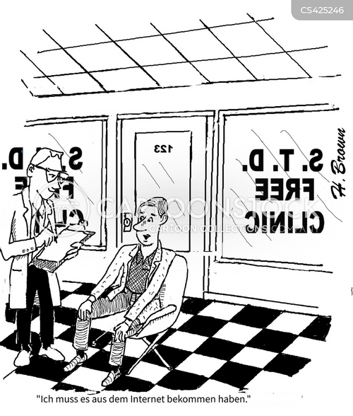 Cartoons und Karikaturen mit Kostenlose Klinik