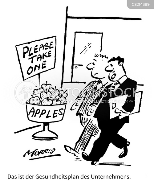 Cartoons und Karikaturen mit Obst-substitution