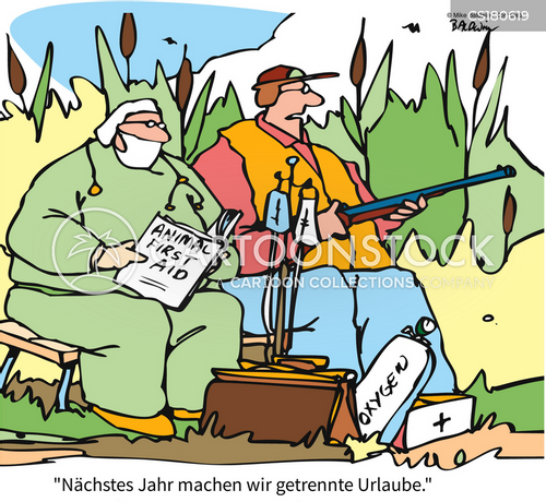Cartoons und Karikaturen mit Getrennt