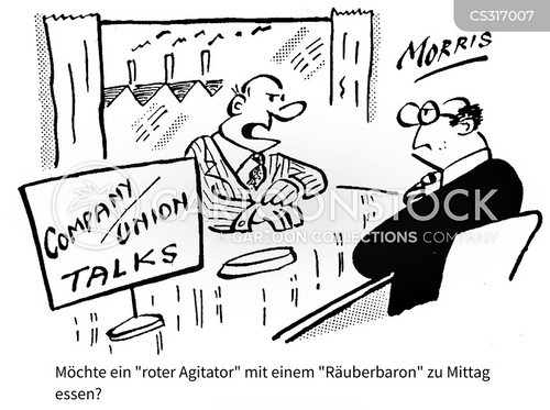 Cartoons und Karikaturen mit Agitator
