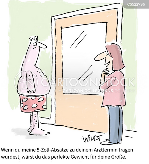 Cartoons und Karikaturen mit Arzttermin