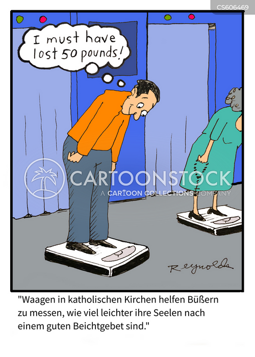 Cartoons und Karikaturen mit Katholische Kirche