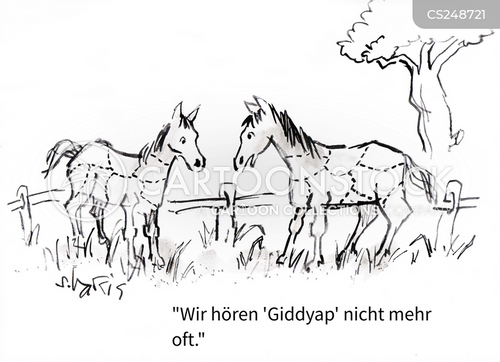Cartoons und Karikaturen mit Giddyap