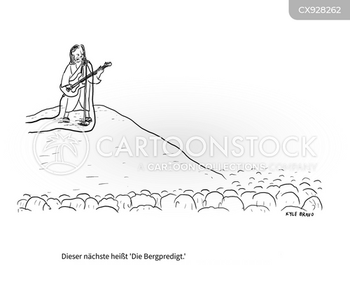 Cartoons und Karikaturen mit Predigt