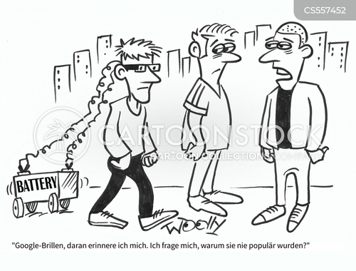 Cartoons und Karikaturen mit Brillen