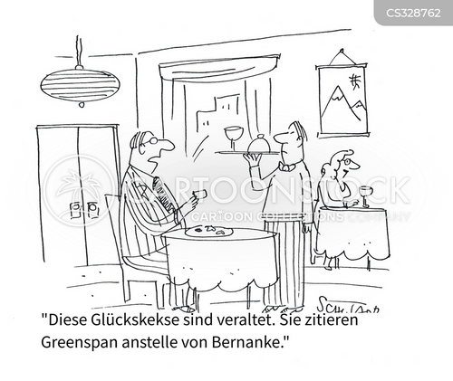 Cartoons und Karikaturen mit Bernanke