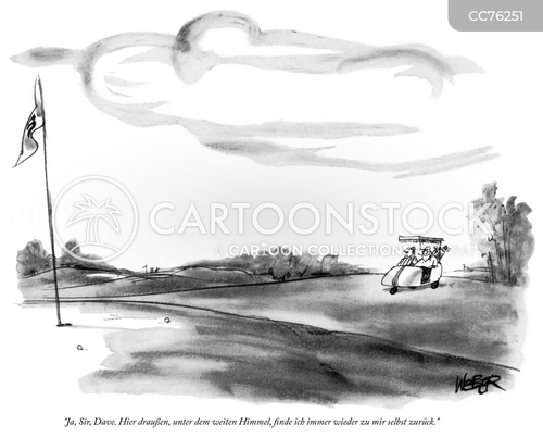 Cartoons und Karikaturen mit Caddying