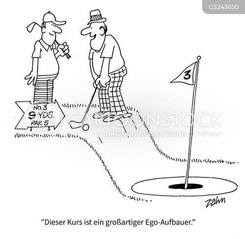 Cartoons und Karikaturen mit Ego-aufbauer