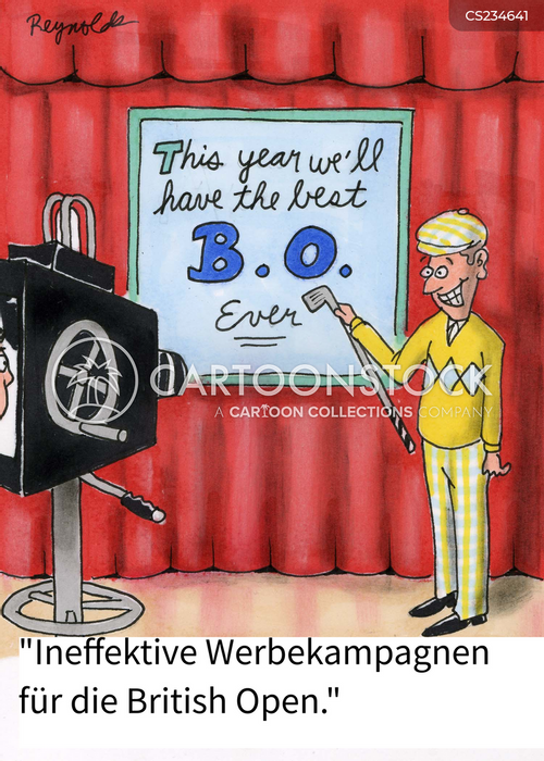 Cartoons und Karikaturen mit British Open