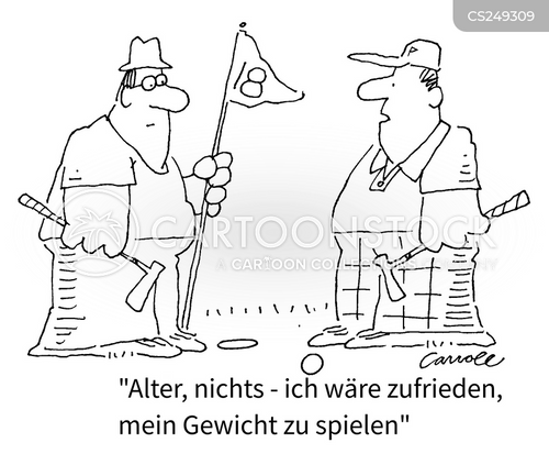 Cartoons und Karikaturen mit Golfhandicaps