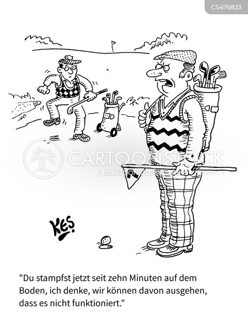 Cartoons und Karikaturen mit Golf-handicaps