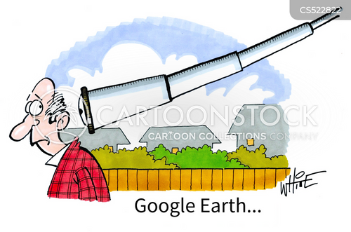 Cartoons und Karikaturen mit Google Maps