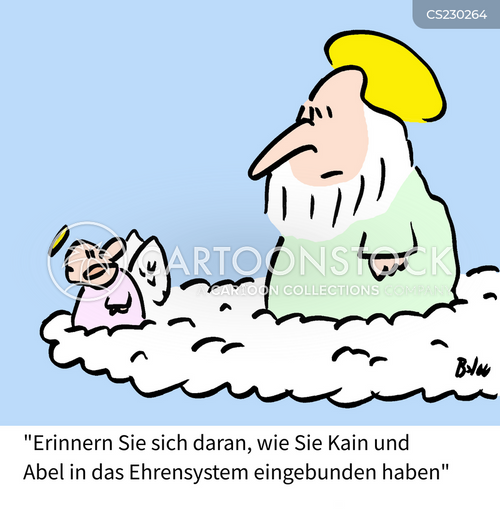 Cartoons und Karikaturen mit Kain Und Abel