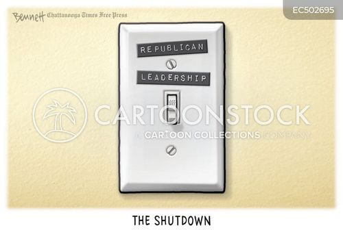 Republican Shutdown Cartoons and Comics - funny pictures from CartoonStock