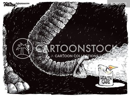 Political Standoff Cartoons and Comics - funny pictures from CartoonStock