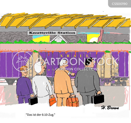 Cartoons und Karikaturen mit Gravy Train