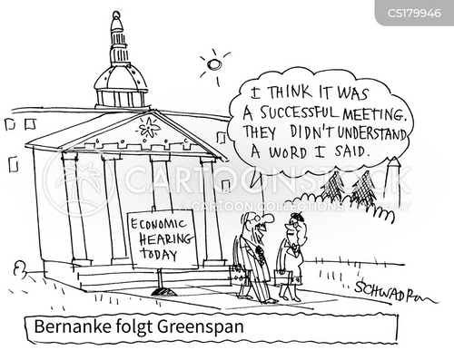 Cartoons und Karikaturen mit Bernanke