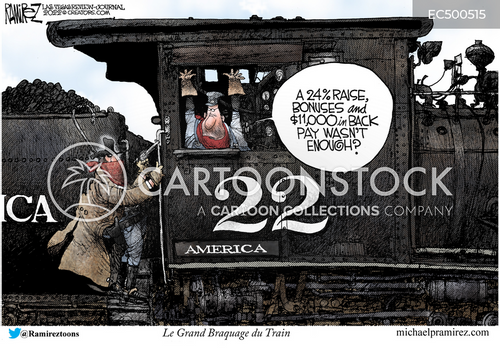 Dessins humoristique et caricaturés avec Transport Ferroviaire