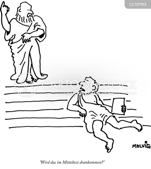 Cartoons und Karikaturen mit Pythagoras