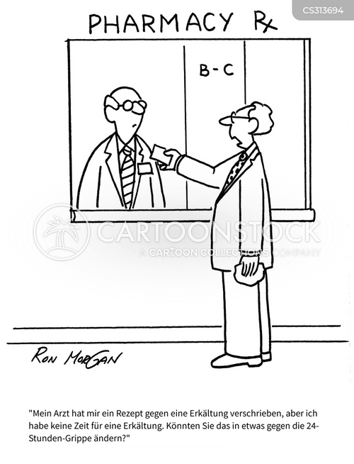 Cartoons und Karikaturen mit 24-stunden-grippe