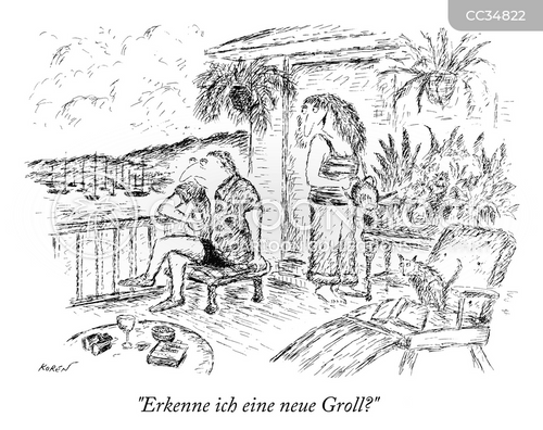 Cartoons und Karikaturen mit Nasenspitze