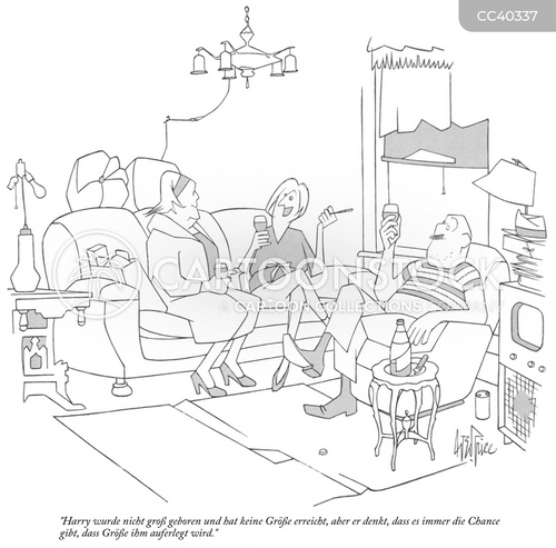 Cartoons und Karikaturen mit Charge-karte
