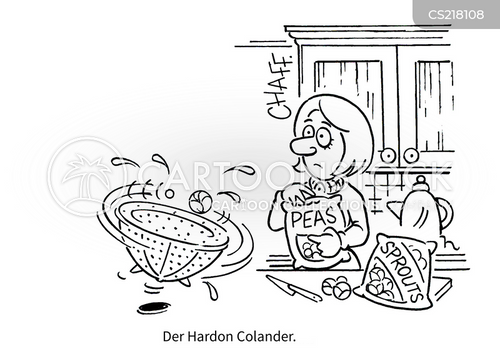 Cartoons und Karikaturen mit Hadron