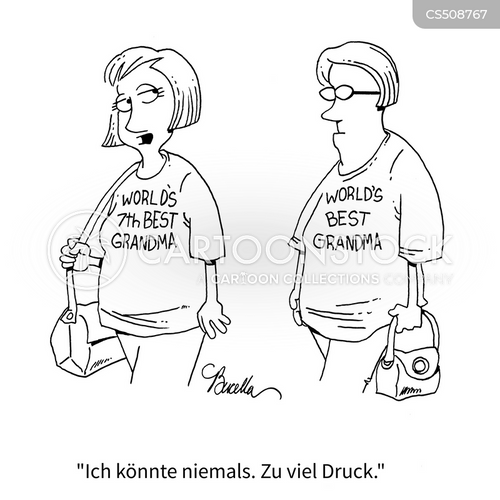 Cartoons und Karikaturen mit Omas