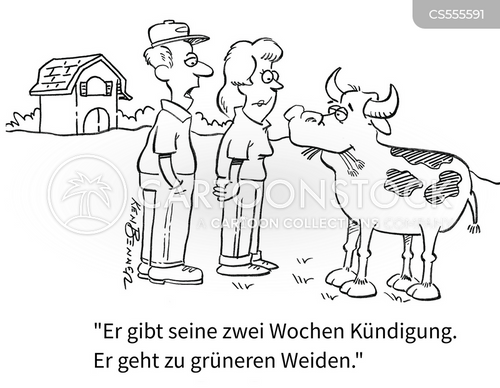 Cartoons und Karikaturen mit Jobwechsel