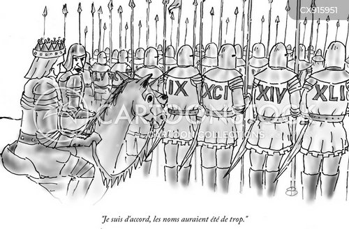 Dessins humoristique et caricaturés avec Chevaleries