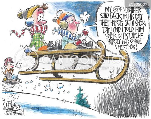 Snow Day Cartoons and Comics - funny pictures from CartoonStock