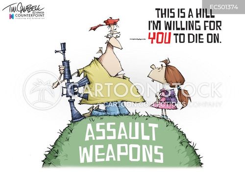 Weapon Regulation Cartoons and Comics - funny pictures from CartoonStock