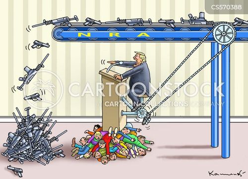 Gun Control Opponent Cartoons and Comics - funny pictures from CartoonStock
