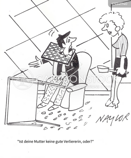 Cartoons und Karikaturen mit Verlierer