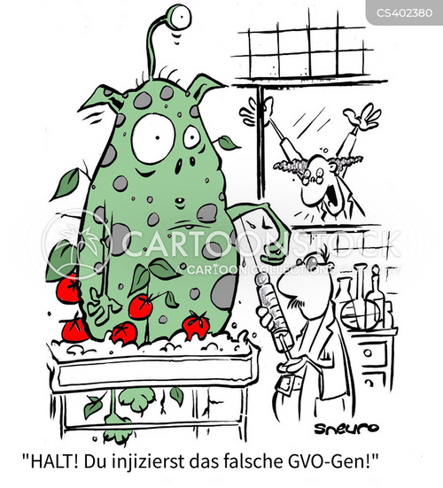 Cartoons und Karikaturen mit Gen