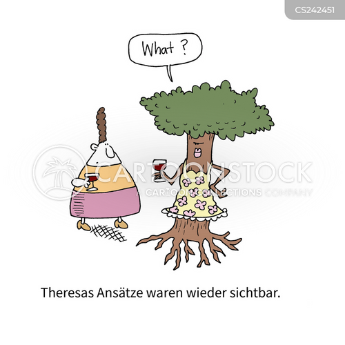 Cartoons und Karikaturen mit Wurzeln