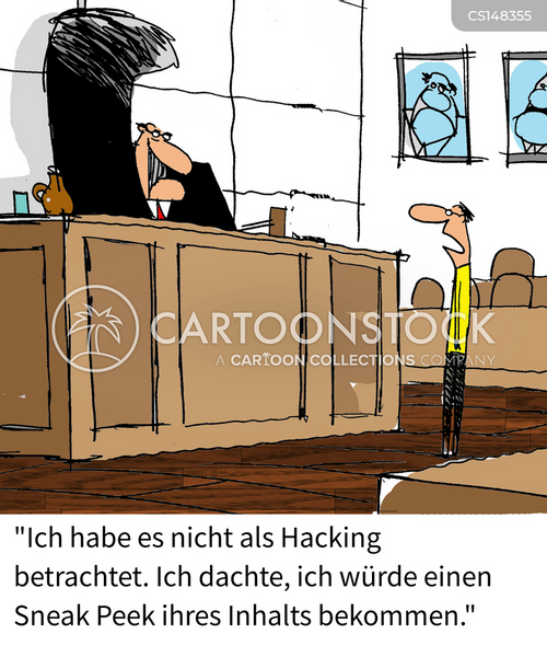 Cartoons und Karikaturen mit Sneak Preview