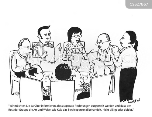 Cartoons und Karikaturen mit Getrennt