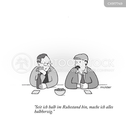 Cartoons und Karikaturen mit Feierabend