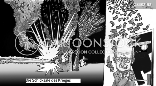 Cartoons und Karikaturen mit Halliburton