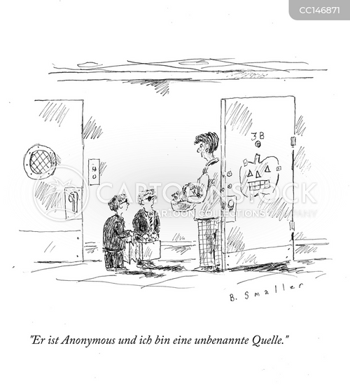 Cartoons und Karikaturen mit Anonyme Quelle