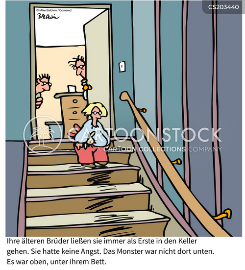 Cartoons und Karikaturen mit Das Monster