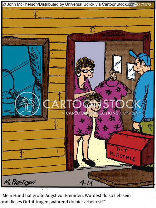Cartoons und Karikaturen mit Elektriker