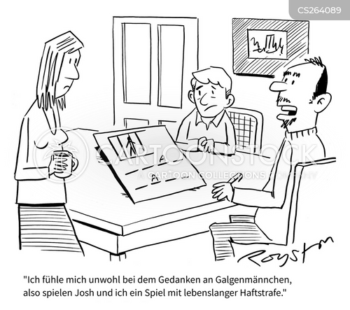 Cartoons und Karikaturen mit Henker