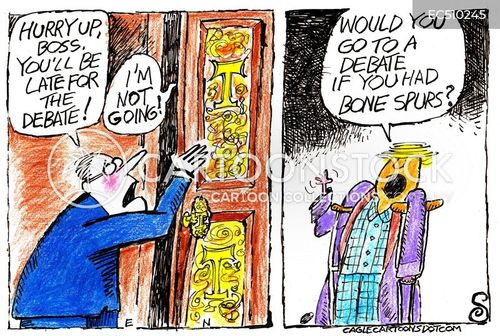 Bone Spurs Cartoons and Comics - funny pictures from CartoonStock