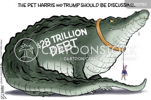 $28 Trillion Debt Cartoons and Comics - funny pictures from CartoonStock