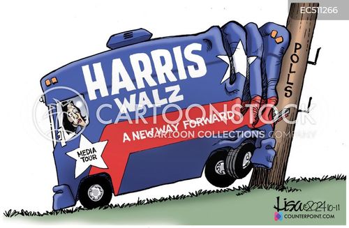 Harris-walz Campaign Cartoons and Comics - funny pictures from CartoonStock